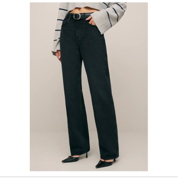 Reformation | Jeans | Val 9s Mid Rise Straight Jean | Poshmark